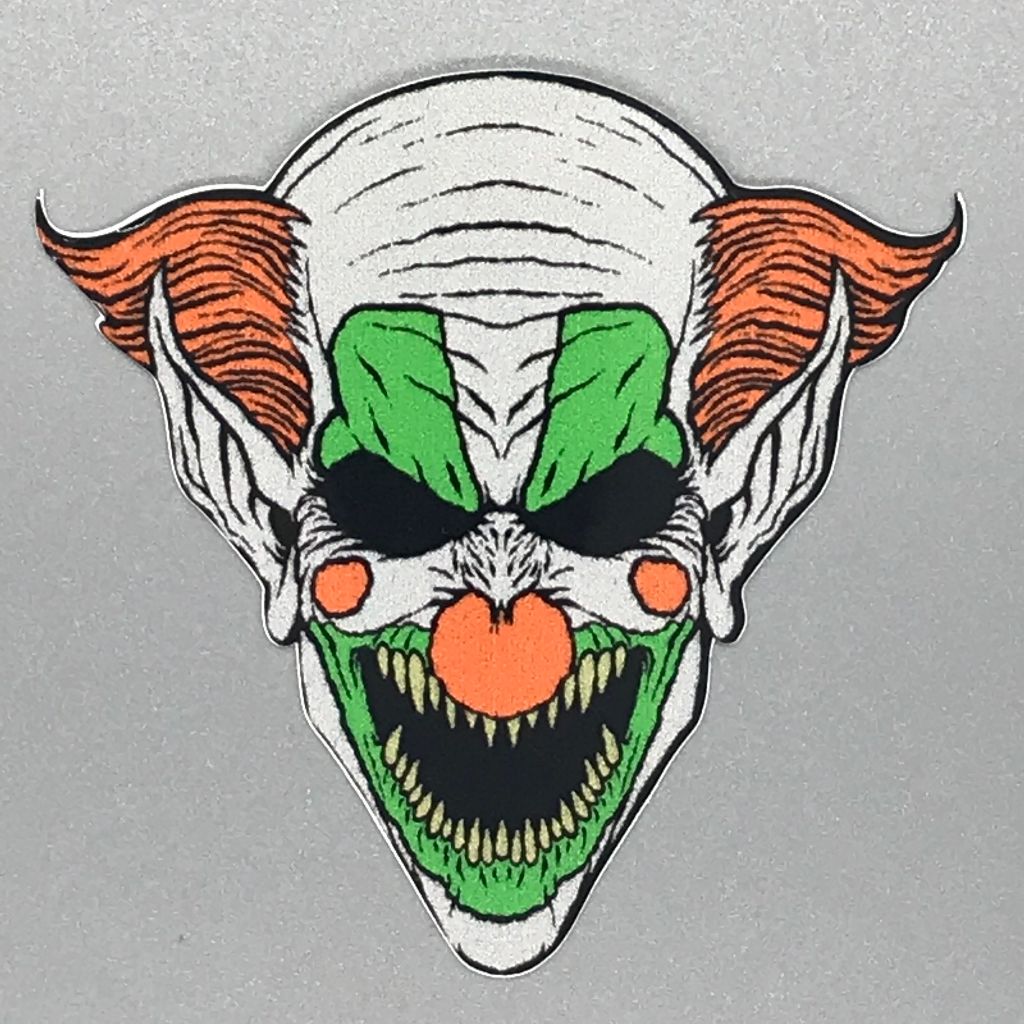 Creepy Clown Sticker – CU Scared