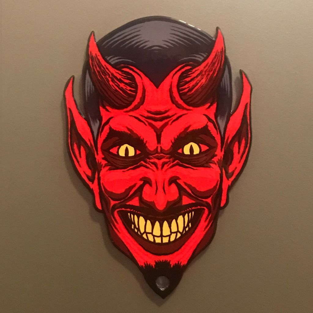 Devil Head Magnet – CU Scared